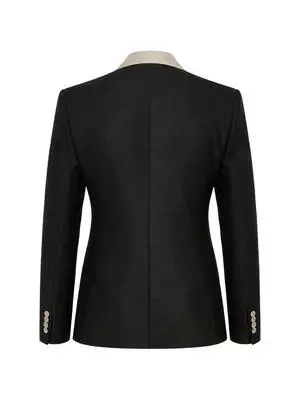 Dolce & Gabbana Silk Peak-lapel Suit Jacket