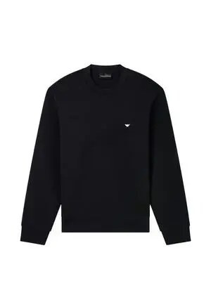 Emporio Armani Embroidered Long-sleeve Sweatshirt