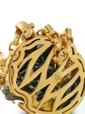 MAGERIT 18k Yellow Diamond Bear Motif Necklace