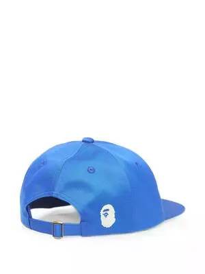 A BATHING APE Logo-embroidered Cap - Blue