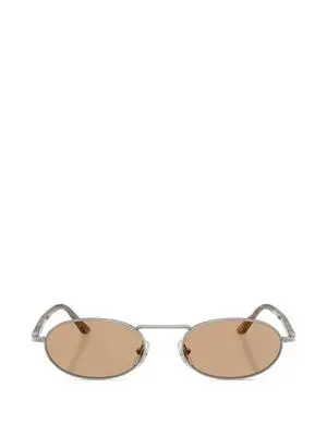 Persol Oval-frame Sunglasses - Silver