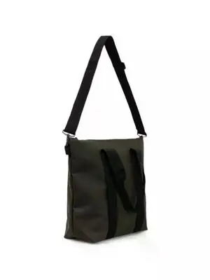 Rains Mini Logo-debossed Tote Bag - Green