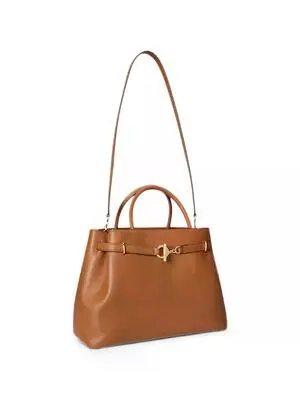 Ralph Lauren Leather Tote Bag - Brown