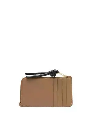 Loewe Knot Coin Cardholder - Brown