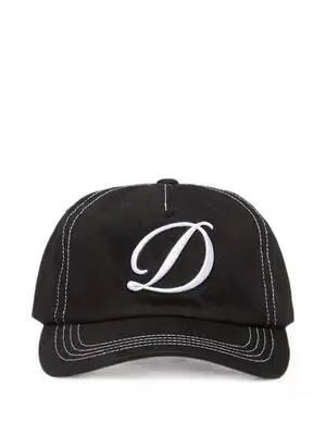 DIME Cursive Denim Cap - Black