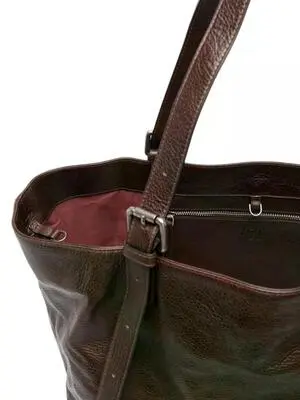 AUTENTICA 504 Galatea Grained-leather Shoulder Bag