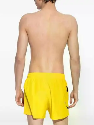 Moschino X Smiley® Logo Print Swim Shorts