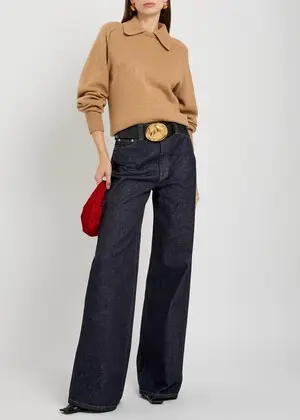 Khaite Dane Wide-leg Jeans