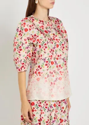 Gabriela Hearst Floral-print Silk Shirt - Multicoloured