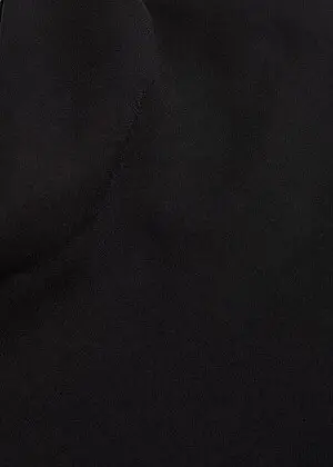 Vince Asymmetrical Draped Neck Crepe Top