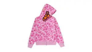 A BATHING APE Lisa Abc Camo Full Zip Hoodie - Blue