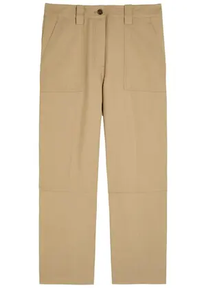 3.1 Phillip Lim Straight-leg Cotton-blend Utility Trousers - Sand