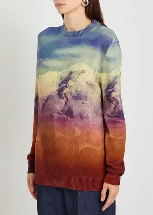 Gabriela Hearst Printed Cashmere-blend Jumper