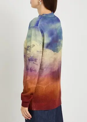 Gabriela Hearst Printed Cashmere-blend Jumper