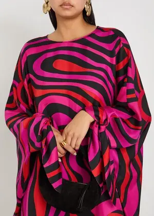 Emilio Pucci Printed Silk-twill Mini Kaftan