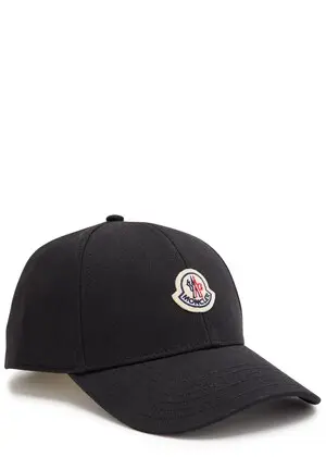 Moncler Logo-appliquéd Twill Cap