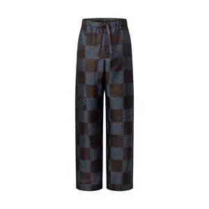 LOUIS VUITTON Damier Silk Pyjama Pants - Classic Blue