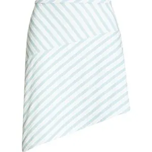 PACSUN Asymmetrical Diagonal Seam Skirt Stripe