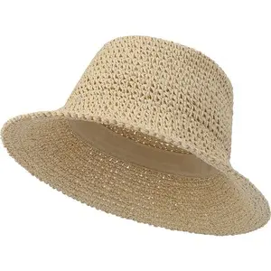 KANUT SPORTS Moriah Paper Straw Bucket Hat - Natural