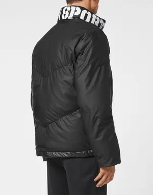 PLEIN SPORT Nylon Down Jacket Tiger