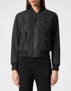 PLEIN SPORT Nylon Bomber Tiger - Black