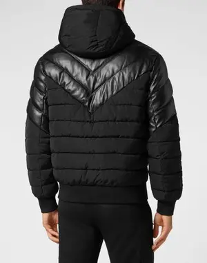 PLEIN SPORT Nylon Puffer Jacket