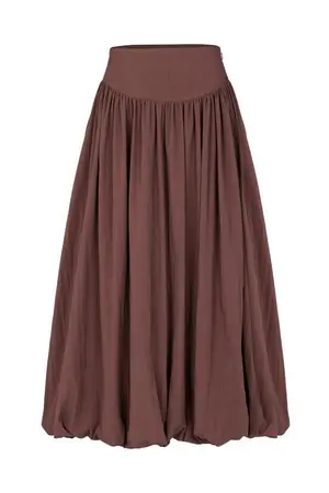 NICHOLAS Zaira Skirt - Chocolate