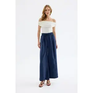 MONLICIA Calira Modal Wide Leg Pants - Blue