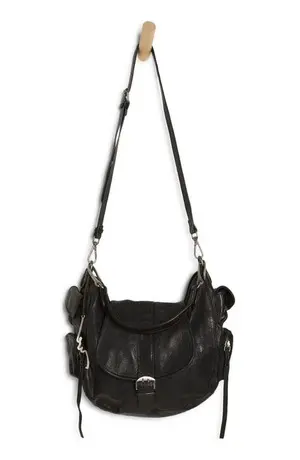 Free People Asher Leather Tote - Black