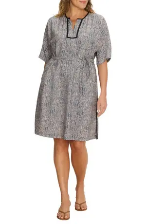 NIC+ZOE Sun Speckle Devon Trimmed Dress