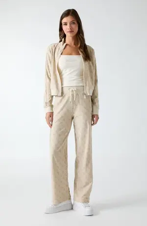 Guess 4g Logo Allover Jacquard Track Jacket