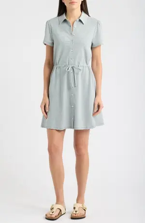 Tommy Bahama Costa Wave Striped Shirt Dress