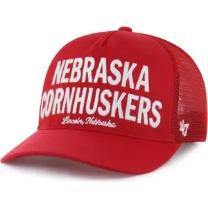 '47 Nebraska Huskers Contemporary Hitch Trucker Adjustable Hat - Scarlet