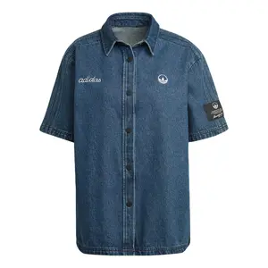 Adidas Classic Denim Shirt - Navy
