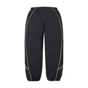 Supreme Contrast Piping Track Pant - Black