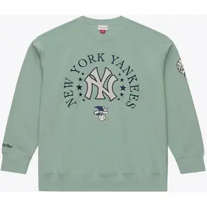 Mitchell & Ness New York Yankees Yacht Rock Fleece Sweatshirt - Green