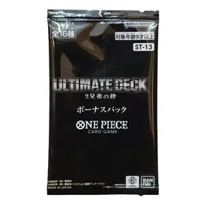 ONE PIECE Card Jp Ultimate Deck Bonus Pack 'the Three Brothers - Multi-color