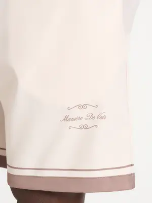 Manière De Voir Baroque Print Shorts