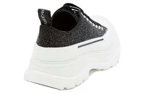 Alexander McQueen Tread Slick Lace Up Low Top Sneakers