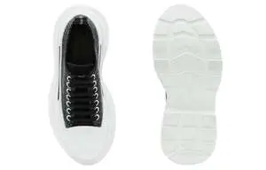 Alexander McQueen Tread Slick Lace Up Low Top Sneakers