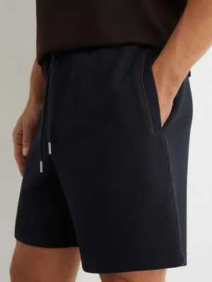 REISS Elijah Textured Drawstring Shorts