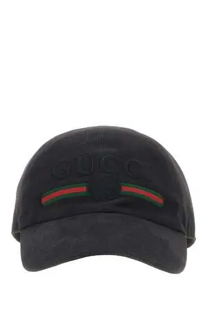 Gucci Embroidered Logo Baseball Cap - Multicolor