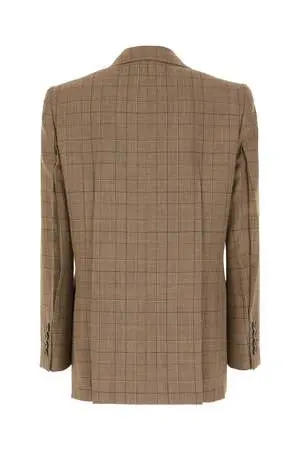 Chloé Double-breasted Plaid Blazer - Multicolor