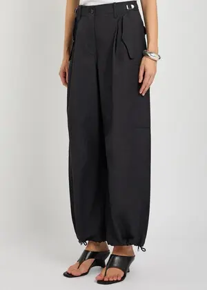 3.1 Phillip Lim Barrel-leg Cotton-blend Cargo Trousers