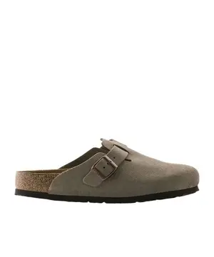 BIRKENSTOCK Boston Suede Sandals - Brown