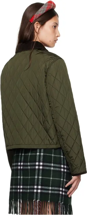 Burberry Long Sleeve Quilted Jacket