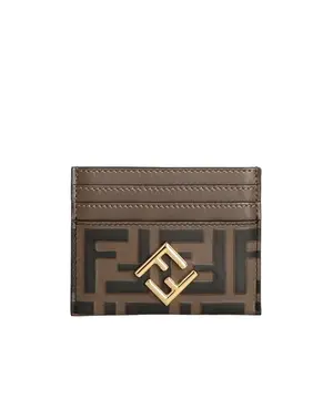 Fendi Ff Diamonds Card Case