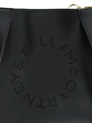 Stella McCartney Logo Perforated Shoulder Bag