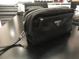 Prada Logo Sign Wash Bag