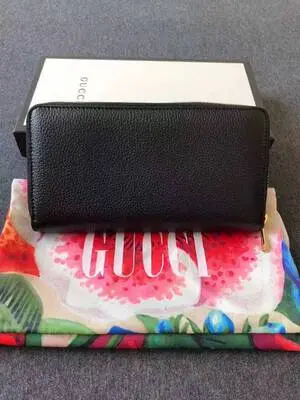 Gucci Zumi Textured Long Wallet